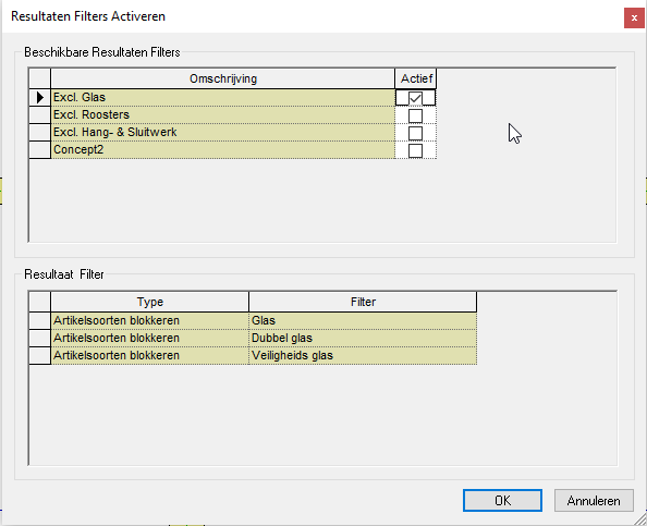 Resultaten Filters | Matrix Knowledge Base